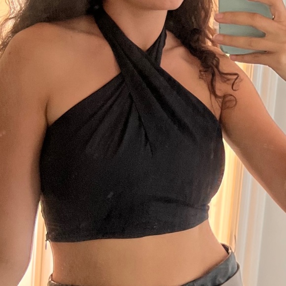 STAUD | Tops | Staud Kai Halter Crop Top | Poshmark